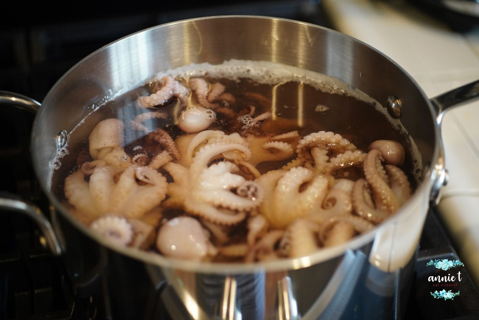 Garlic Octopus Recipe – Annie T Eat Travel